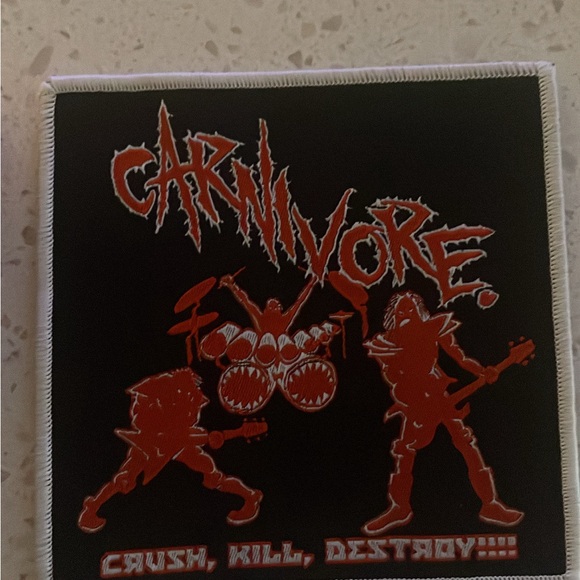 metal devastation | Accessories | Carnivore Band Patch | Poshmark